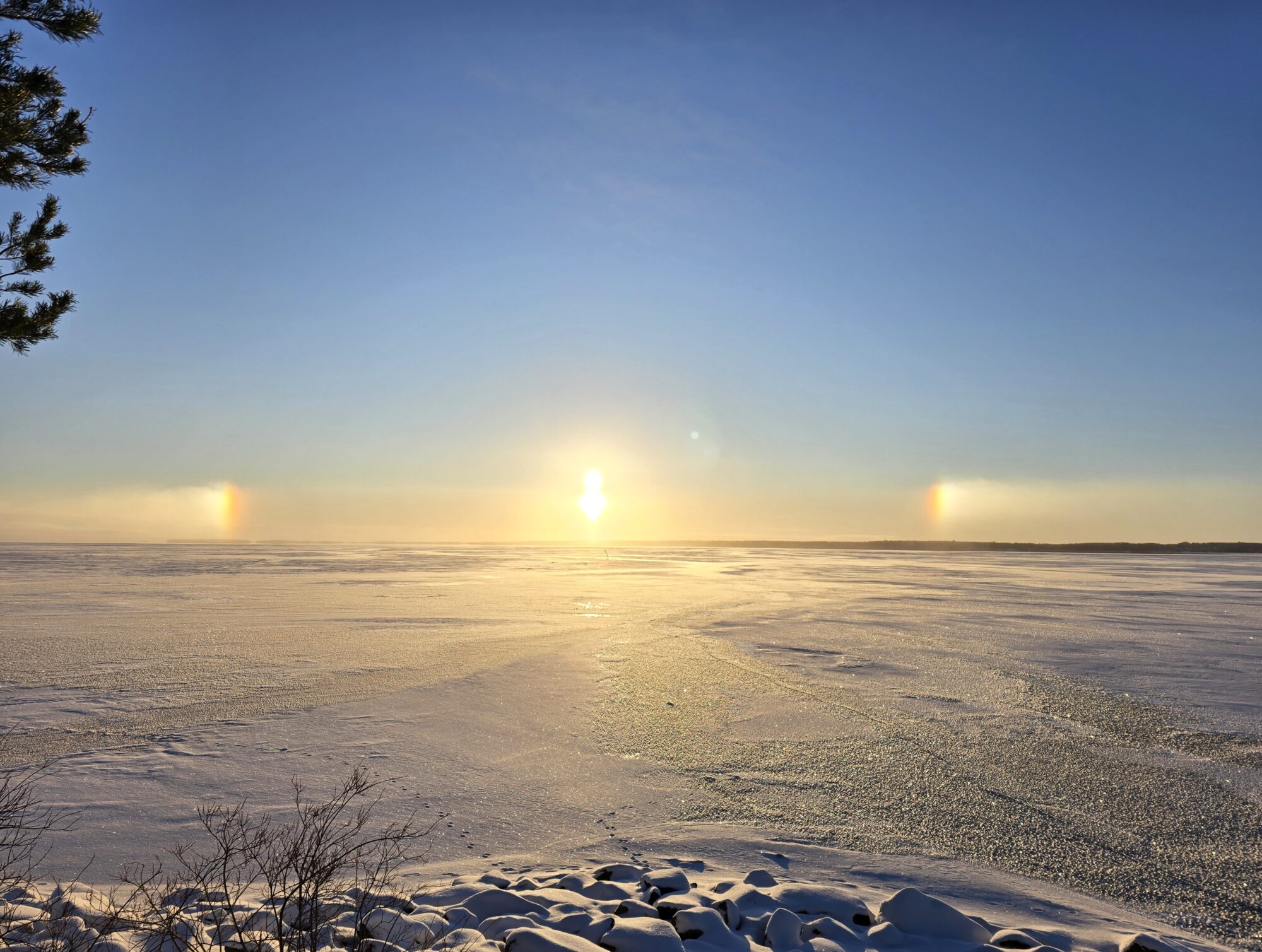 Halot Pyhäselän yllä